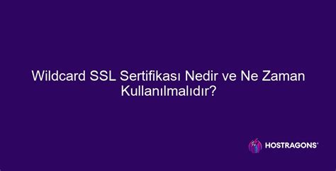 What Is A Wildcard Ssl Certificate And When Should You Use It Hostragons®