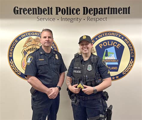 Corporal A Kipke Recognized As Greenbelt Officer Of The Year