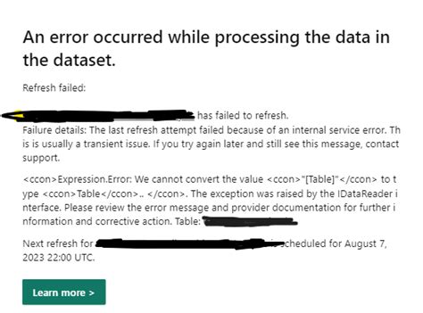 Solved We Cannot Convert The Value [table] To Type Tabl Microsoft Fabric Community
