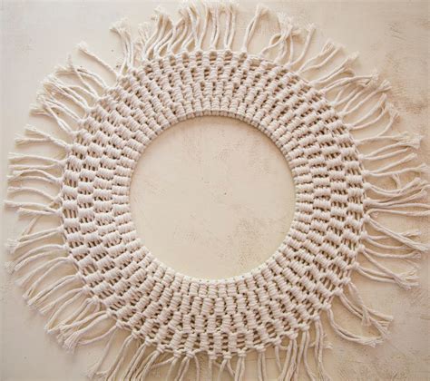 Circular Macrame Pattern Etsy