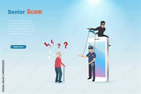 Hacker Scam Phishing Senior Man Puppeted As Police Digital Cyber