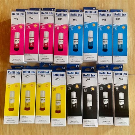 Epson 003 Ink Per Set 4pieces Pm Lng Ung Ink Na Need Nyo Computers And Tech Printers Scanners