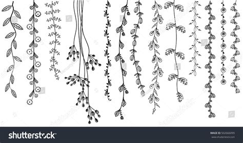 How To Draw Vines With Flowers