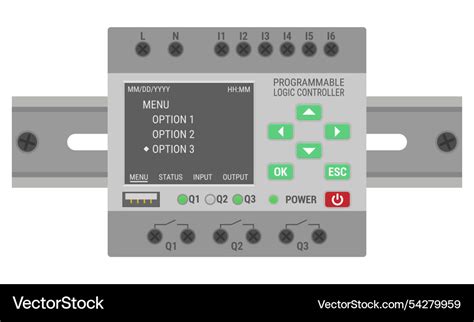Programmable Logic Controller Royalty Free Vector Image