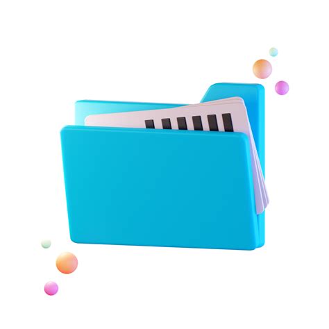 Data Files Information 3d Icon Illustration 8525608 Png