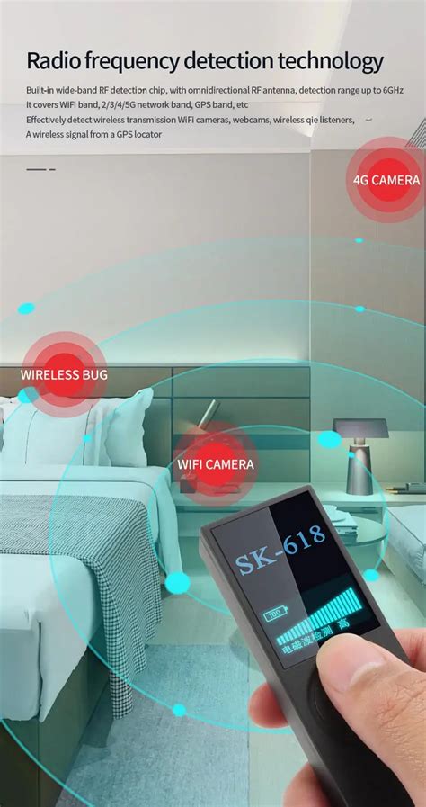 Sk618 Signal Detection Analyzer Anti Spy Rf Detector