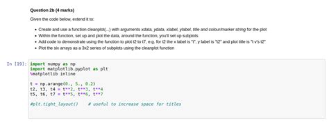 Solved Question 2a 6 Marks Starting With The Code And Data Below Course Hero