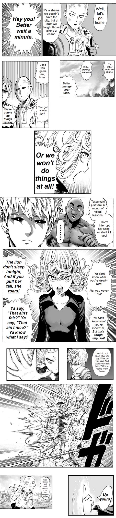 Tatsumaki Sings The Song Of Her People Ronepunchman