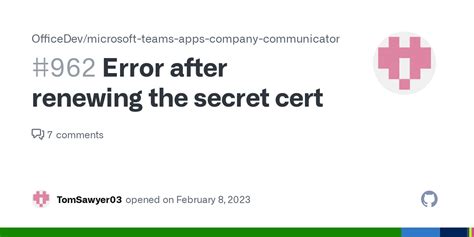 Error After Renewing The Secret Cert · Issue 962 · Officedev Microsoft Teams Apps Company