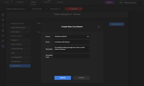 Live Streaming With Moxion Connect Moxion Guides