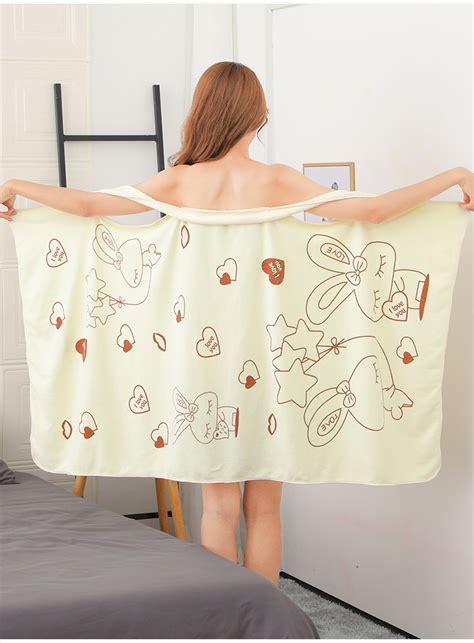 浴裙浴巾可穿浴巾女学生韩版可爱浴巾吸水不掉毛超细纤维加厚浴巾 阿里巴巴