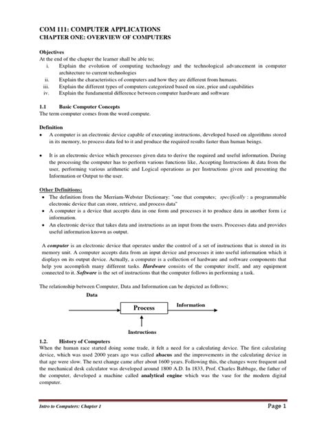 chapter 1 introduction download free pdf computer data storage computer hardware