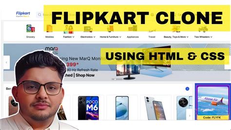 Flipkart Ecommerce Web Design Using Html Css Clone Project 100 Easy