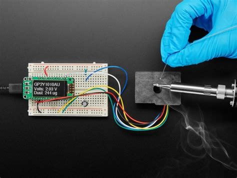 Dust Sensor Module Kit Gp2y1014au0f With Cable Australia