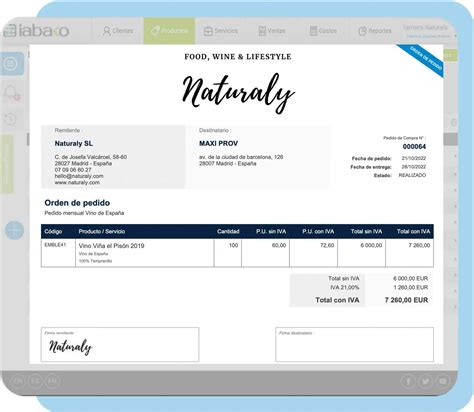 Orden De Compra Proveedor Iabako