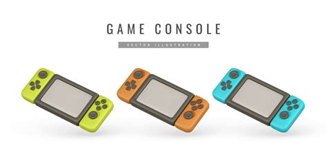 realistic 3d computer game chair in cartoon style vector image