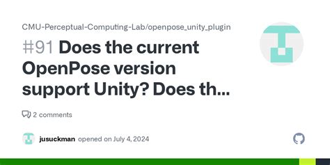 Does The Current Openpose Version Support Unity Does The Graphics Card Have To Be Nvidia How