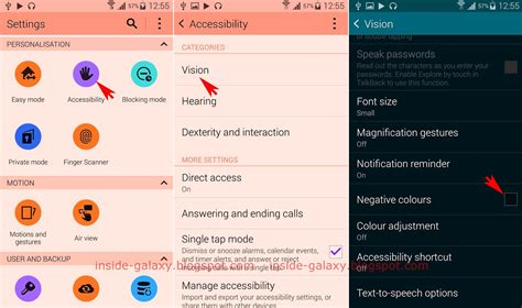 Inside Galaxy Samsung Galaxy S How To Fix Screen Colour Looks Like A Negative Film In Android
