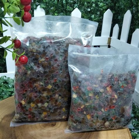 Mix Fruit Assorted For Cake Diced Buah Campuran Untuk Kek 500gm1kg 杂果干1198 Shopee Malaysia