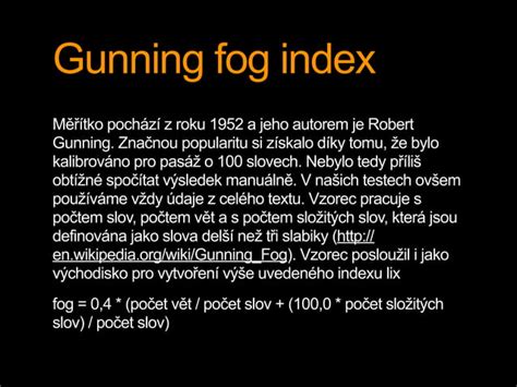 Readability Formulas Ppt