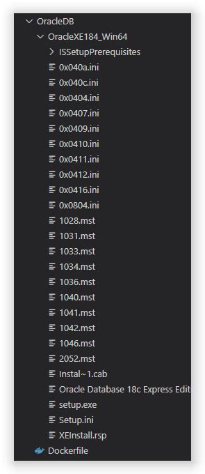 Dockerfile How Can I Install Oracle Database 18c Xe Into Windows Docker Container Stack