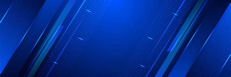 기업 비즈니스 블루 와이드 배너 디자인 배경 짙은 파란색 기술 기하학적 배경을 가진 추상적인 3d 배너 디자인 벡터 일러스트레이션 0명에 대한 스톡 벡터 아트 및 기타
