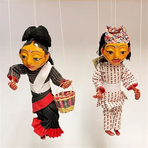 Indian Couple Marionette Puppets Starbeck Education