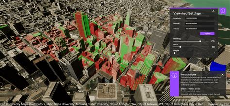 Explore An Interactive Viewshed Visualization Arcgis Maps Sdk For Unity Esri Developer