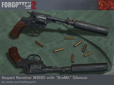 Nagant M1895 With Bramit Suppressor Image Forgotten Hope 2 Mod For Battlefield 2 Moddb