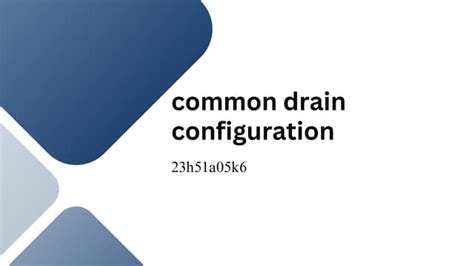 Common Drain Configuration Electronic Devices And Circuits Ppt