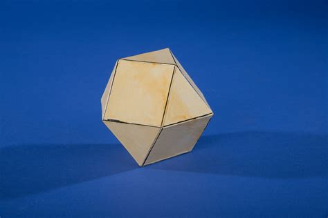 Polyhedron Model By Martin Berman Cuboctahedron Smithsonian Institution