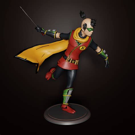 Robin Batman Ninja 3d Model By Moogar
