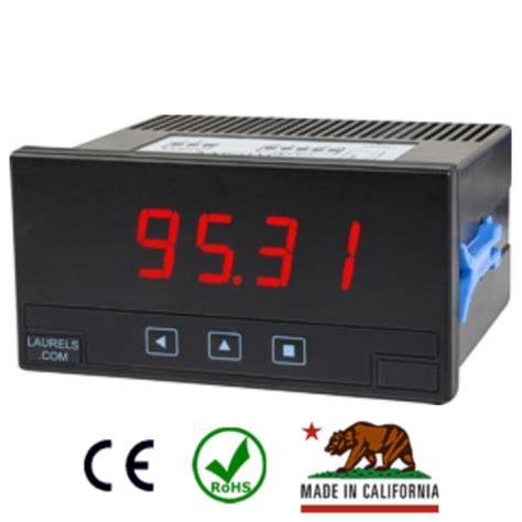 Laurel Electronics L40 Universal Input Digital Panel Meter Aca Acv Dca Dcv Process Temp Rtd