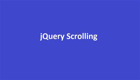 section wise scrolling in jquery integerbyte blog