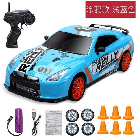 Jual 2 4g Drift Rc Car 4wd Rc Drift Car Toy Remote Control Gtr Model Ae86 Vehicle Car Rc Racing