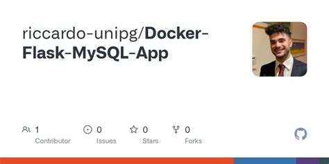 Riccardo Rossi On Linkedin Github Riccardo Unipgdocker Flask Mysql App