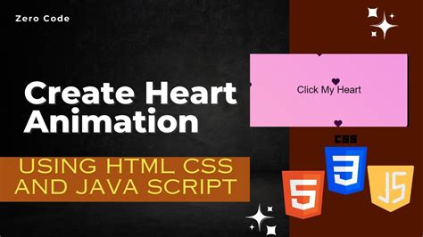 Create Heart Animation Using Html Css And Javascript Complete Tutorial For Project For