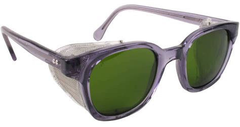 Traditional Safety Glasses Green Lens Red Clouds Collective Made In The Usa