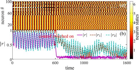 Dynamics Of The Coupled Fitzhugh Nagumo Models In 9 When The Adaptive Download Scientific