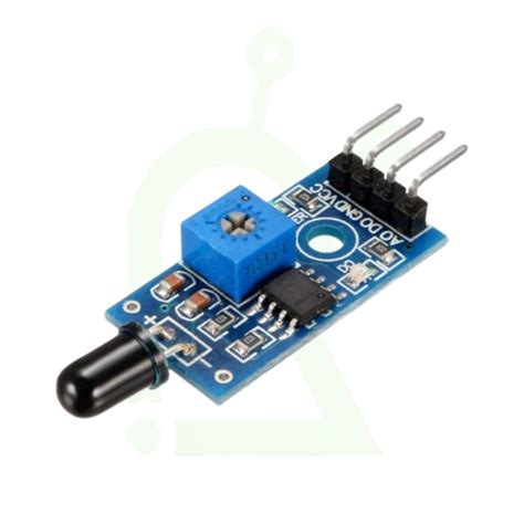 Flame Sensor Module For Fire Detection And Safety Systems Robboquad