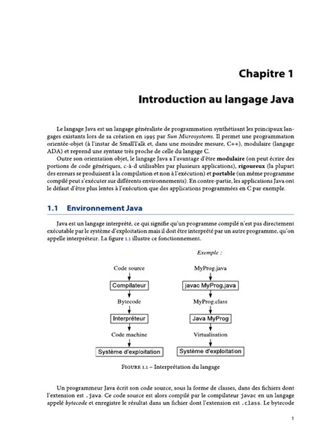 Cours Poo Java Pour Eeat3 Chapitre1 Pdf