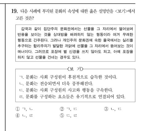 사회문화 문화의 속성 지식in