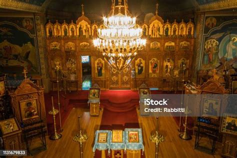 세인트 티 콘의 정통 수도원 아름 다운 화려한 아이콘으로 가득 0명에 대한 스톡 사진 및 기타 이미지 0명 건물 외관 건축 Istock