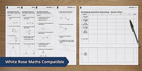👉 Developing Geometric Reasoning Review Sheets Twinkl