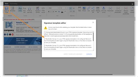 How To Verify Conditions And Placeholders In Imported Signature Rules