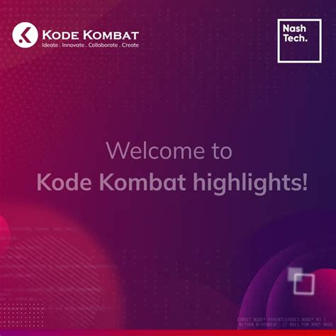Video Nashtech Learning Express On Linkedin Kodekombat Ideate