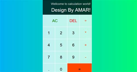 Github Amaranand Calculator Simple Calculator Web App Built With Javascripts