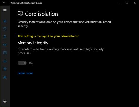 Turn On Or Off Core Isolation Memory Integrity In Windows 10 Page 4 Tutorials