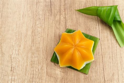 Premium Photo Kue Talam Ubi Indonesian Traditional Snack Made From Sweet Potato Flour And