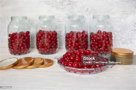 딸기와 과일에서 수제 통조림 식품을 요리하는 과정 겨울 음식의 재고 0명에 대한 스톡 사진 및 기타 이미지 0명 가정 생활 가정 주방 Istock